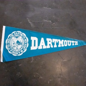 Dartmouth College Felt Pennant Vintage Wall Decor Grad Gift - Etsy