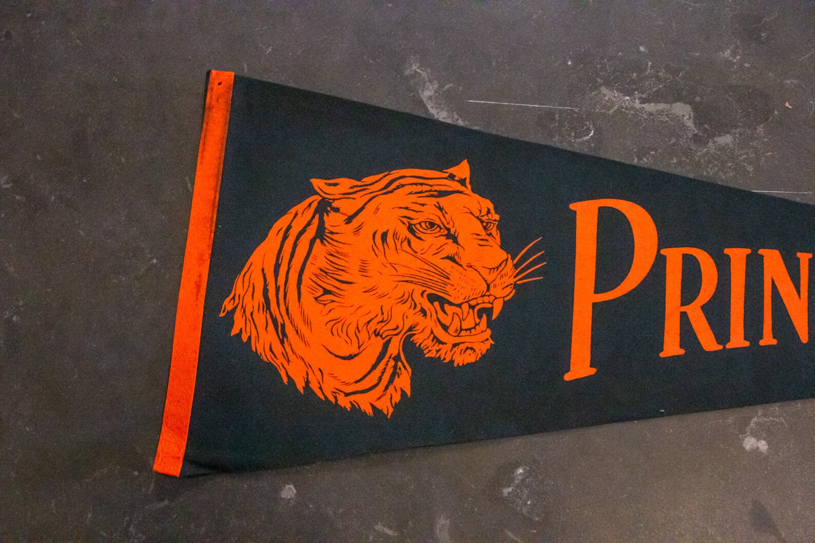 Princeton University Tiger Felt Pennant Vintage Collegiate - Etsy