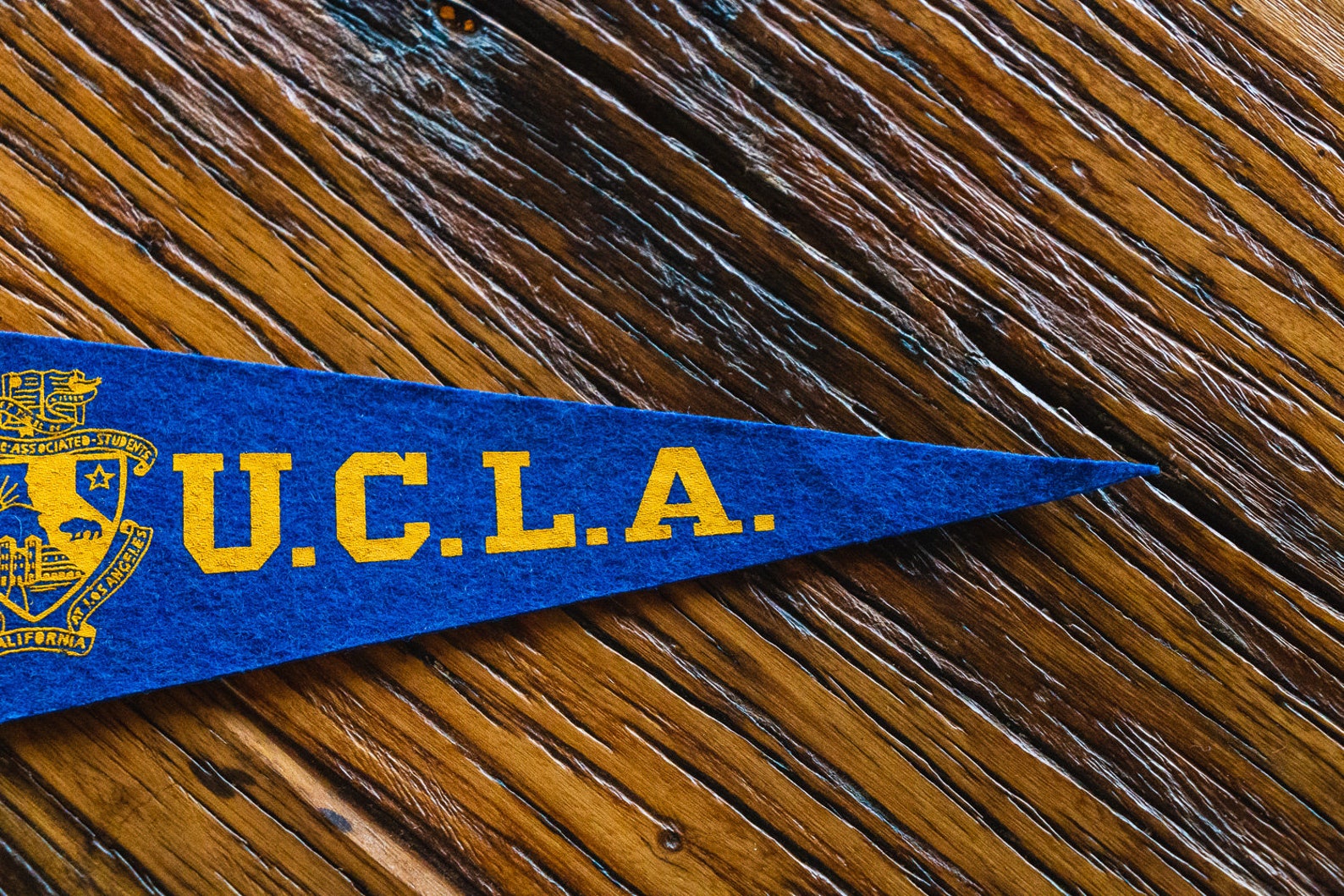 UCLA Mini Felt Pennant Vintage College Decor | Etsy