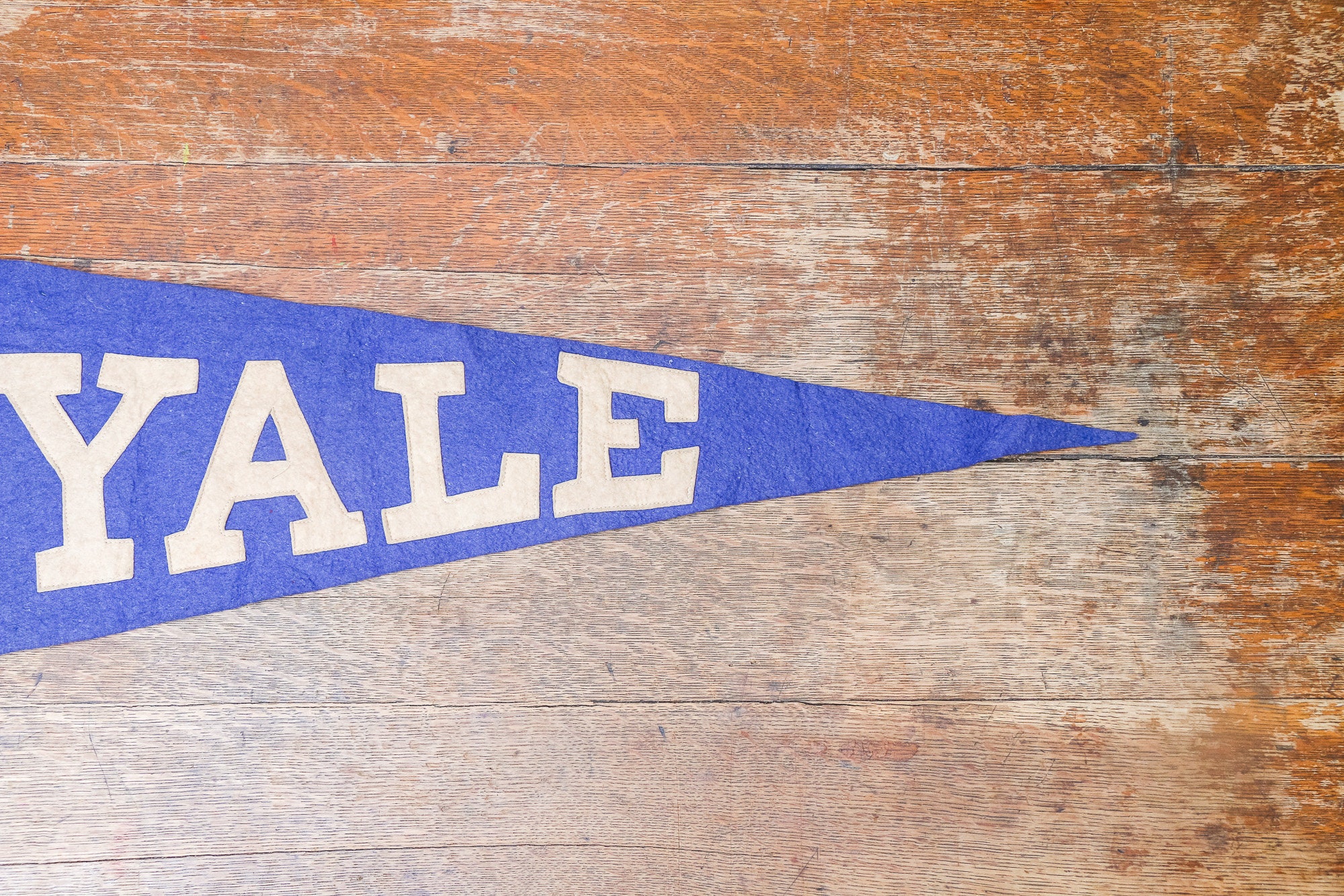 Yale University Blue Felt Pennant Vintage College Wall Decor - Etsy