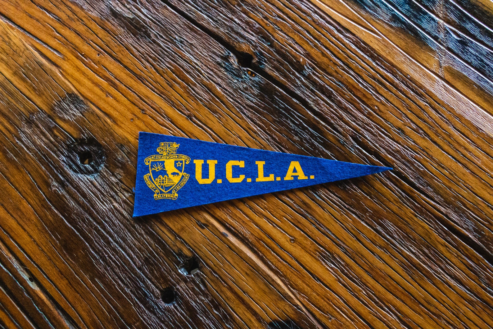 UCLA Mini Felt Pennant Vintage College Decor | Etsy