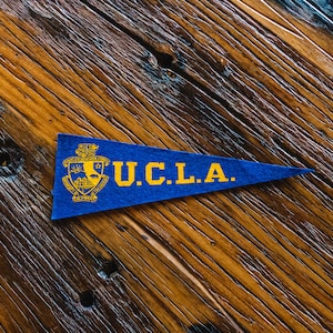 UCLA Mini Felt Pennant Vintage College Decor - Etsy