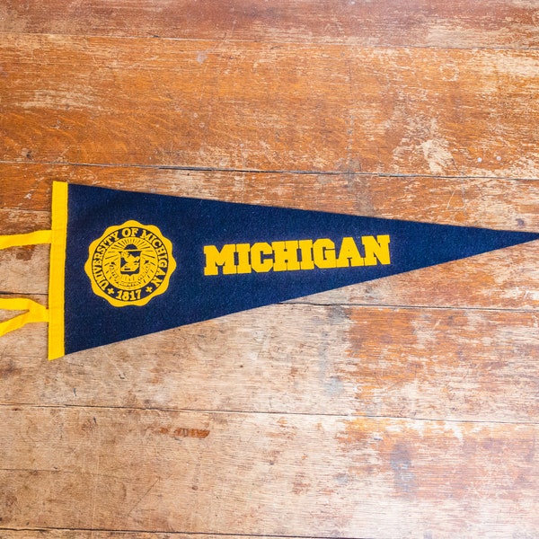 Michigan Felt Pennants - Etsy