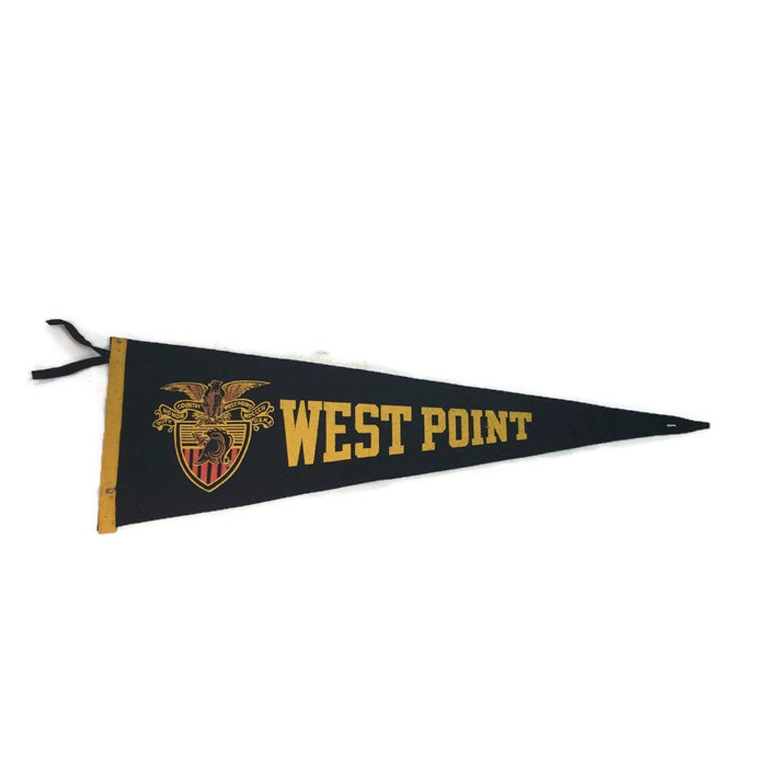 West Point US Military Academy Army Felt Pennant Vintage Wall Decor - Etsy
