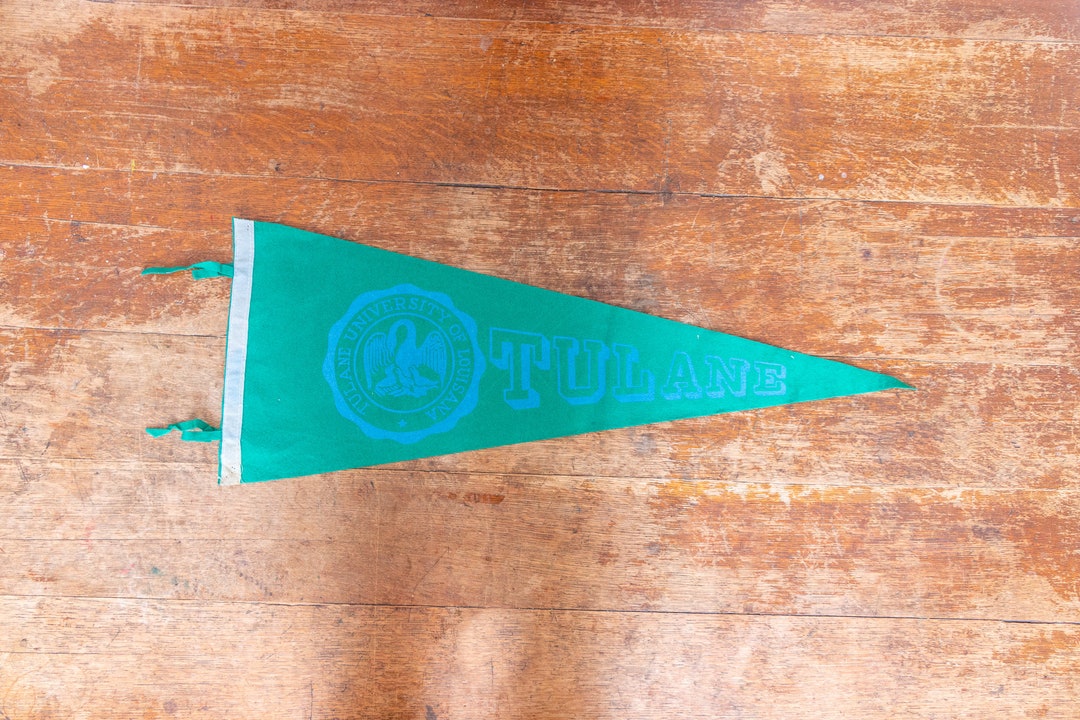 Tulane University Felt Pennant Vintage College Wall Decor - Etsy New ...