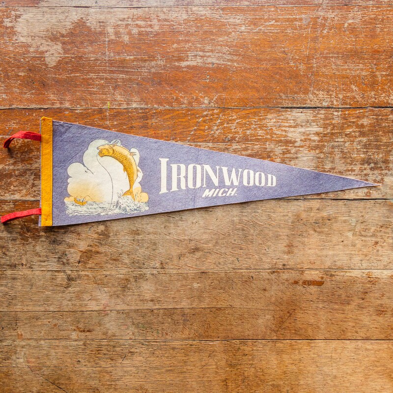 Michigan Felt Pennants - Etsy