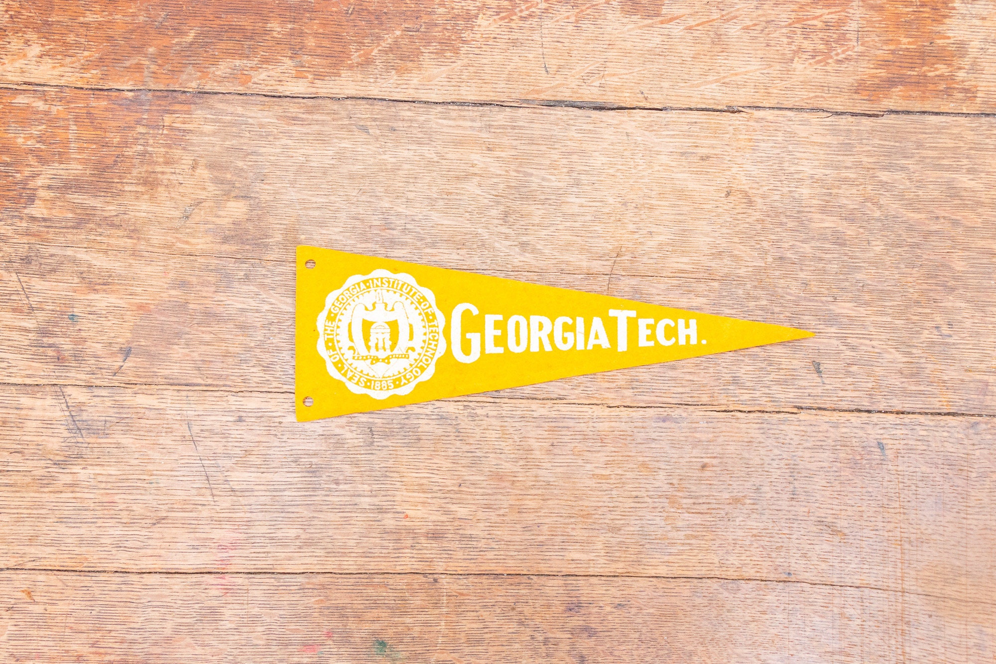 Georgia Tech University Mini Felt Pennant Vintage College | Etsy