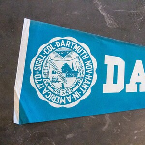 Dartmouth College Felt Pennant Vintage Wall Decor Grad Gift - Etsy