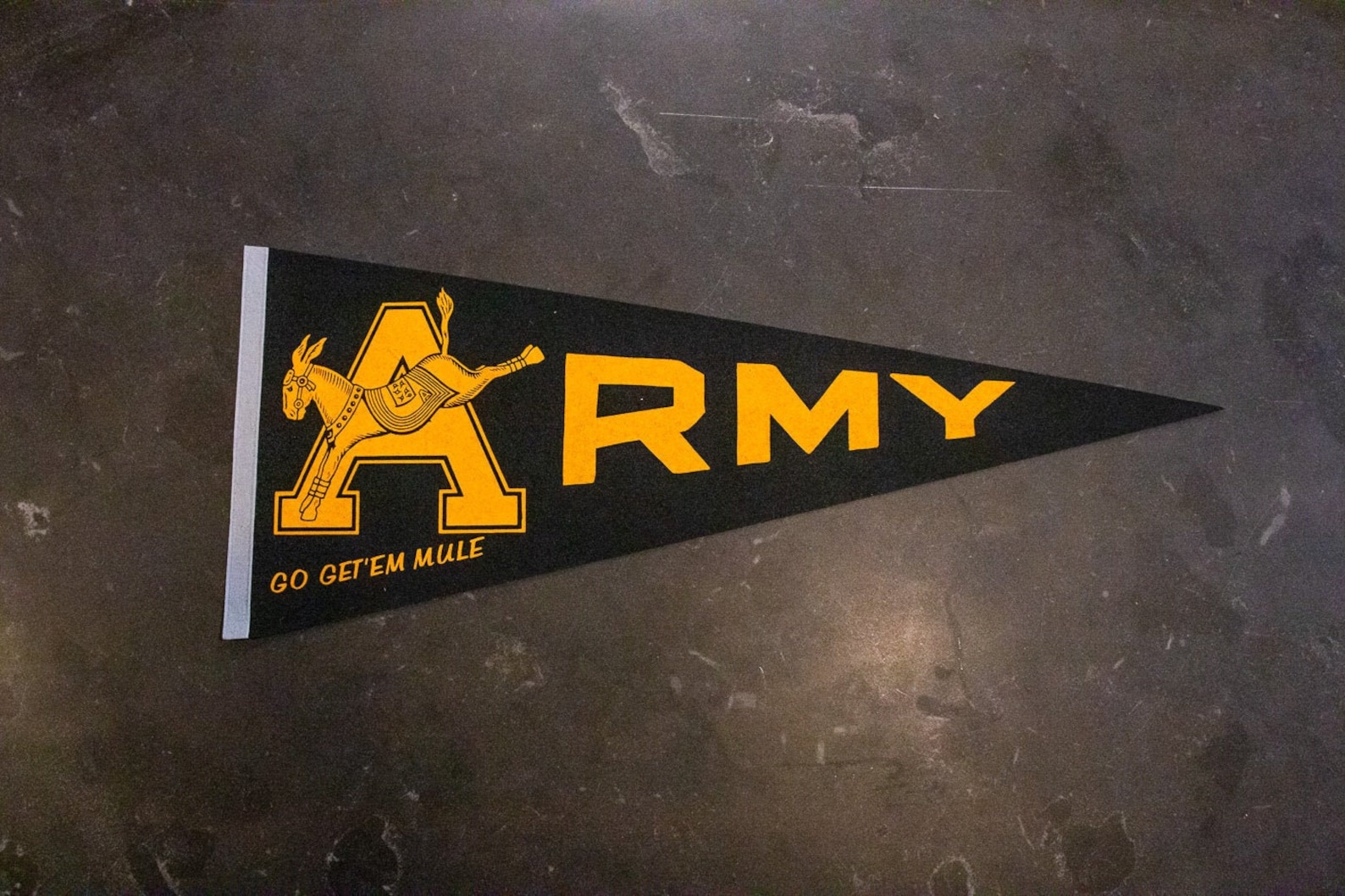 West Point Army Mule Mascot Vintage Black Felt Sports Pennant - Etsy