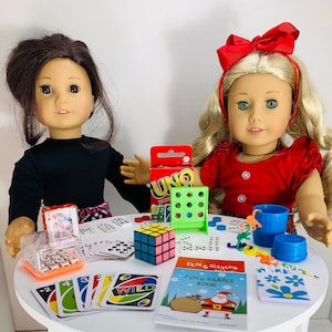 Doll Accessories-game Night Set for 18 Dolls Like American Girl - Etsy