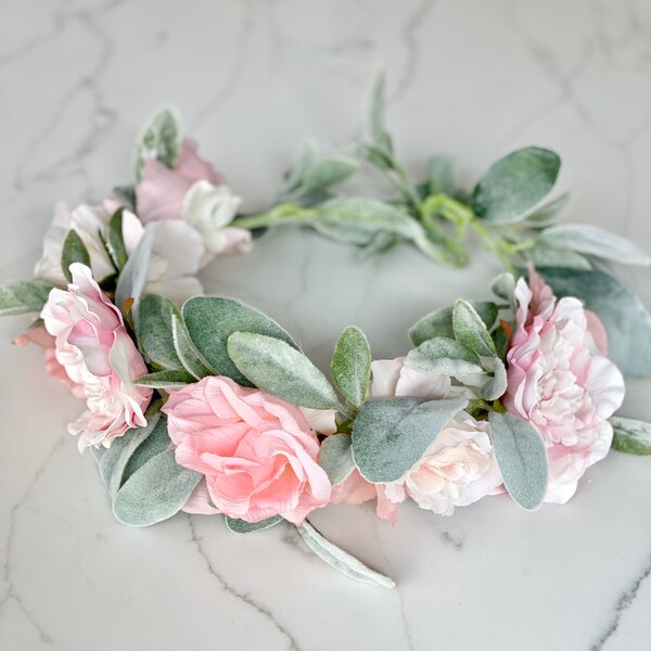 Boho Flower Crown - Etsy