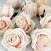 Real Touch Light Blush Roses Buds Silk Roses DIY Wedding | Etsy