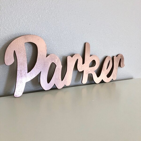 Gold Name Sign - Etsy