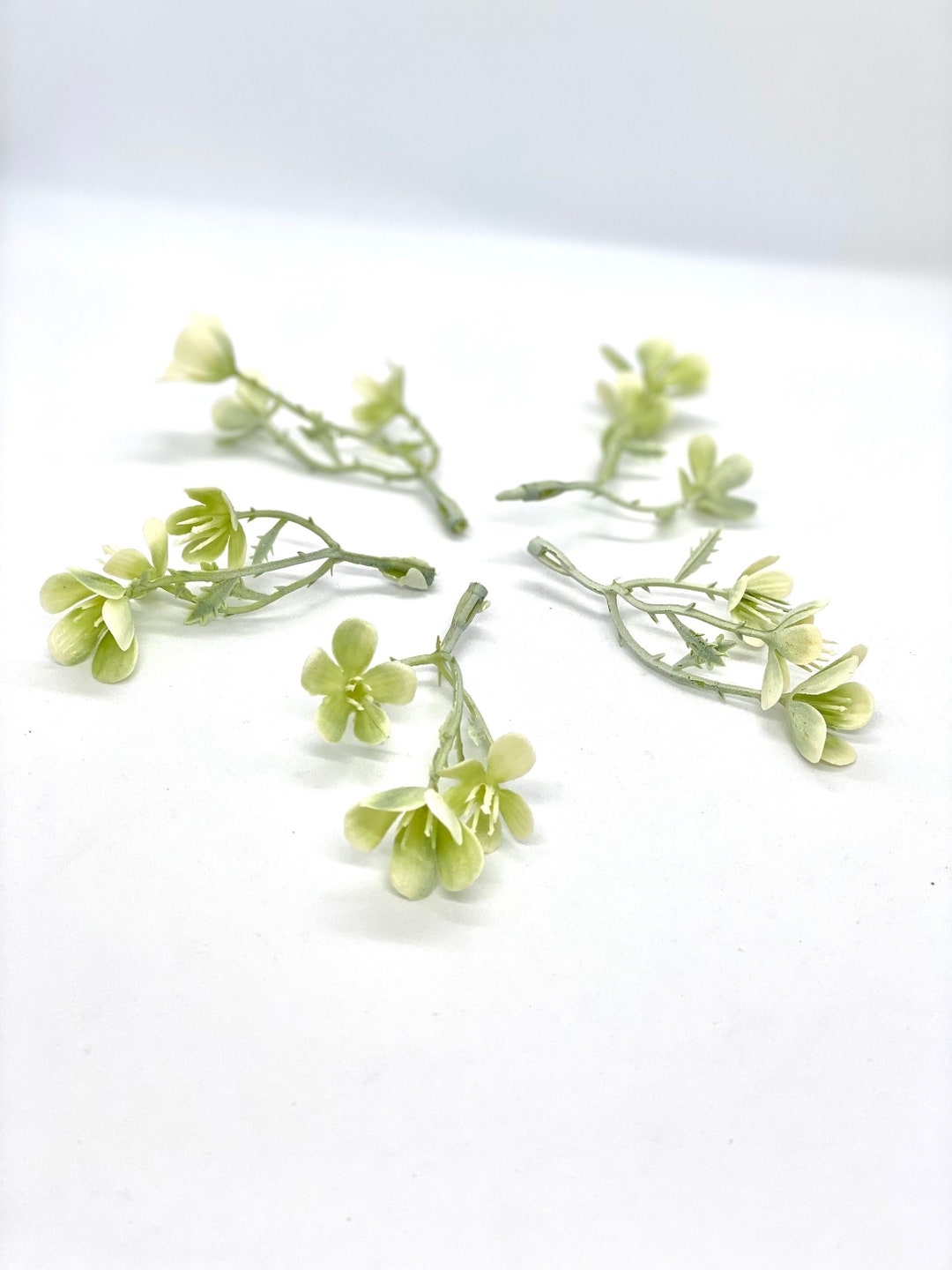 Set of 5 Artificial Succulent Sprig Accent Greenery Sprig Greenery ...