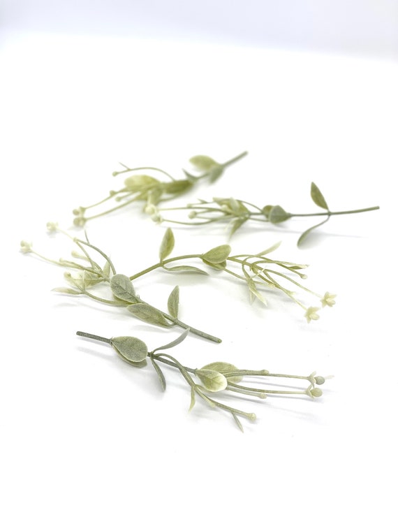 Craft Supplies & Tools Home & Hobby Set of 5 Artificial Succulent Sprig ...