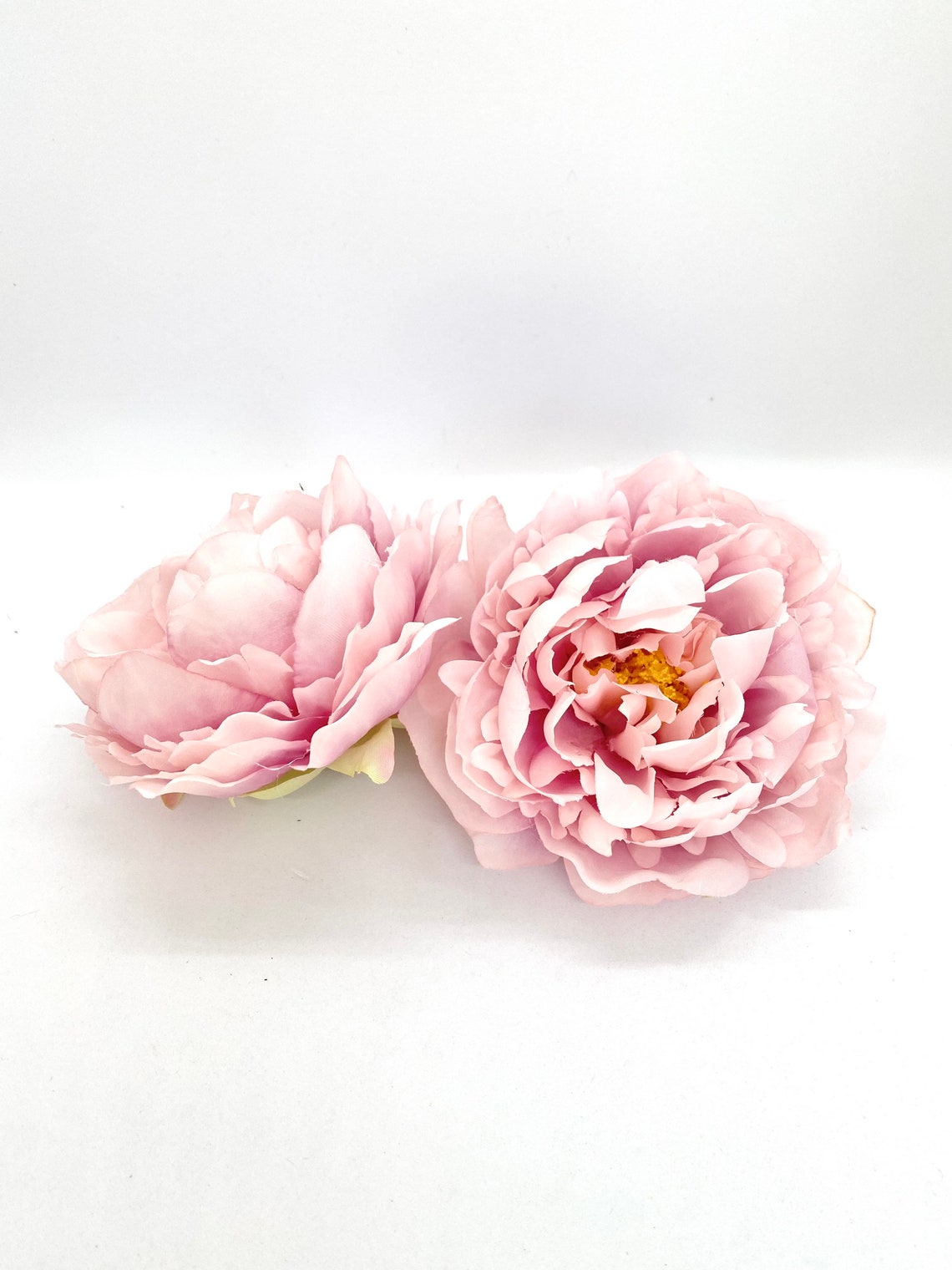 5 Light Pink Peony Two Tone Peony Wedding Flower Fluffy | Etsy