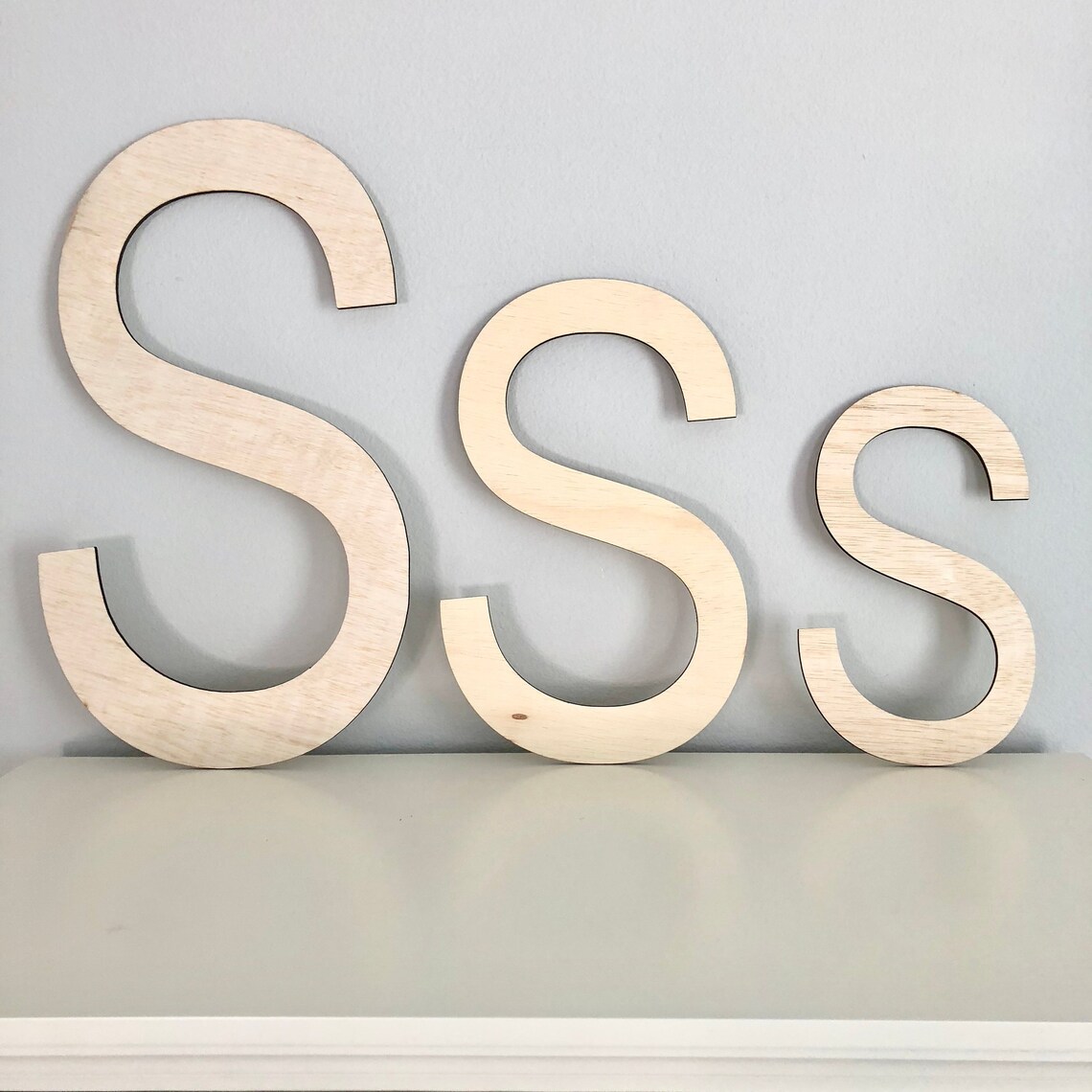 Large Wood Letter Sign Wooden Name Sign Door Sign Wall - Etsy