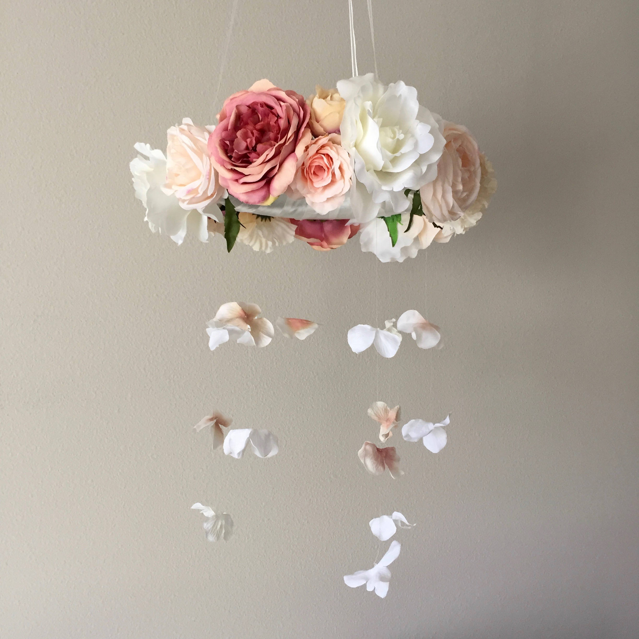 Floral Mobile Baby Mobile Boho Mobile Shabby Chic Mobile | Etsy