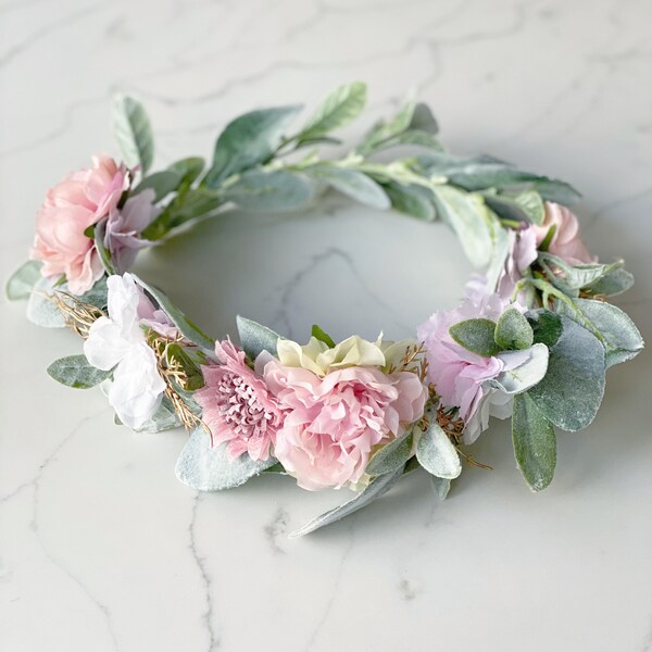 Boho Flower Crown - Etsy