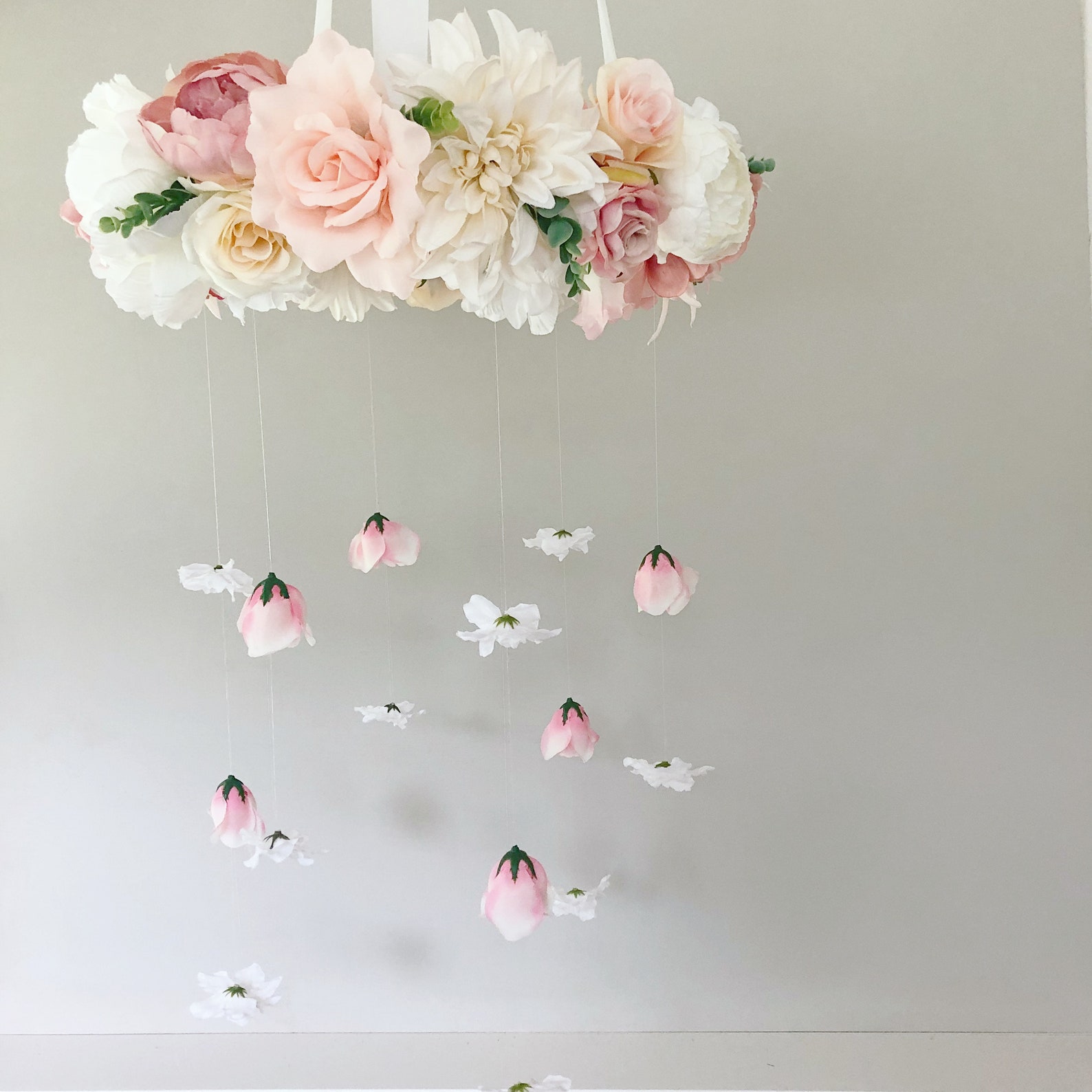 Flower Mobile Nursery Floral Mobile Nursery Mobile Mobile - Etsy