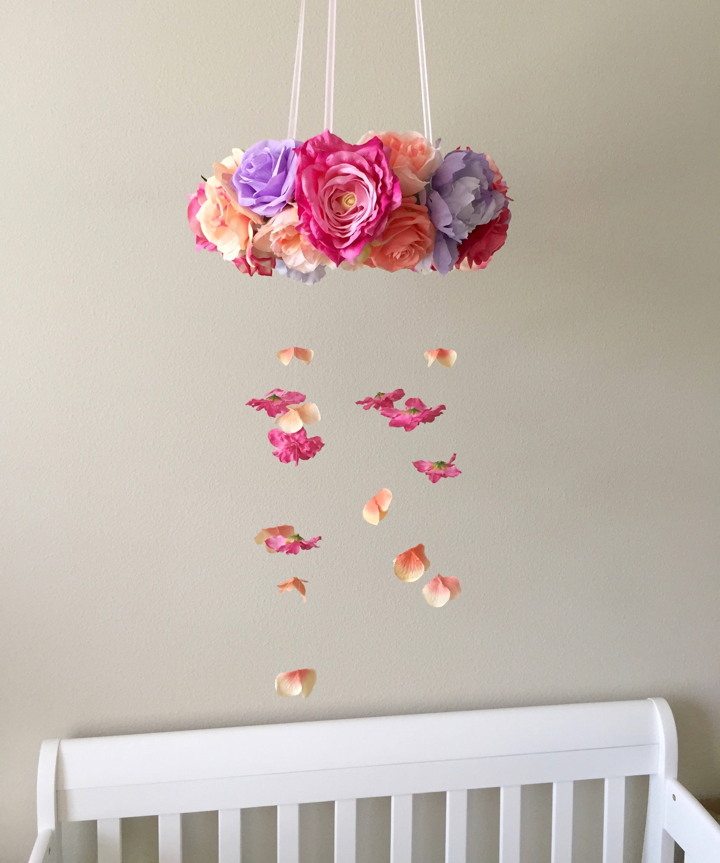 Flower Mobile Floral Mobile Baby Mobile Crib Mobile Flower | Etsy