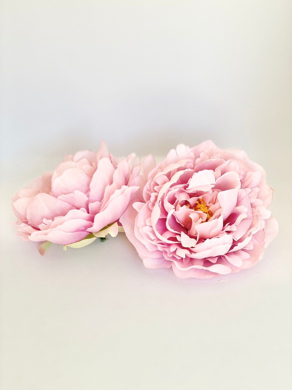 5 Light Pink Peony Two Tone Peony Wedding Flower Fluffy | Etsy