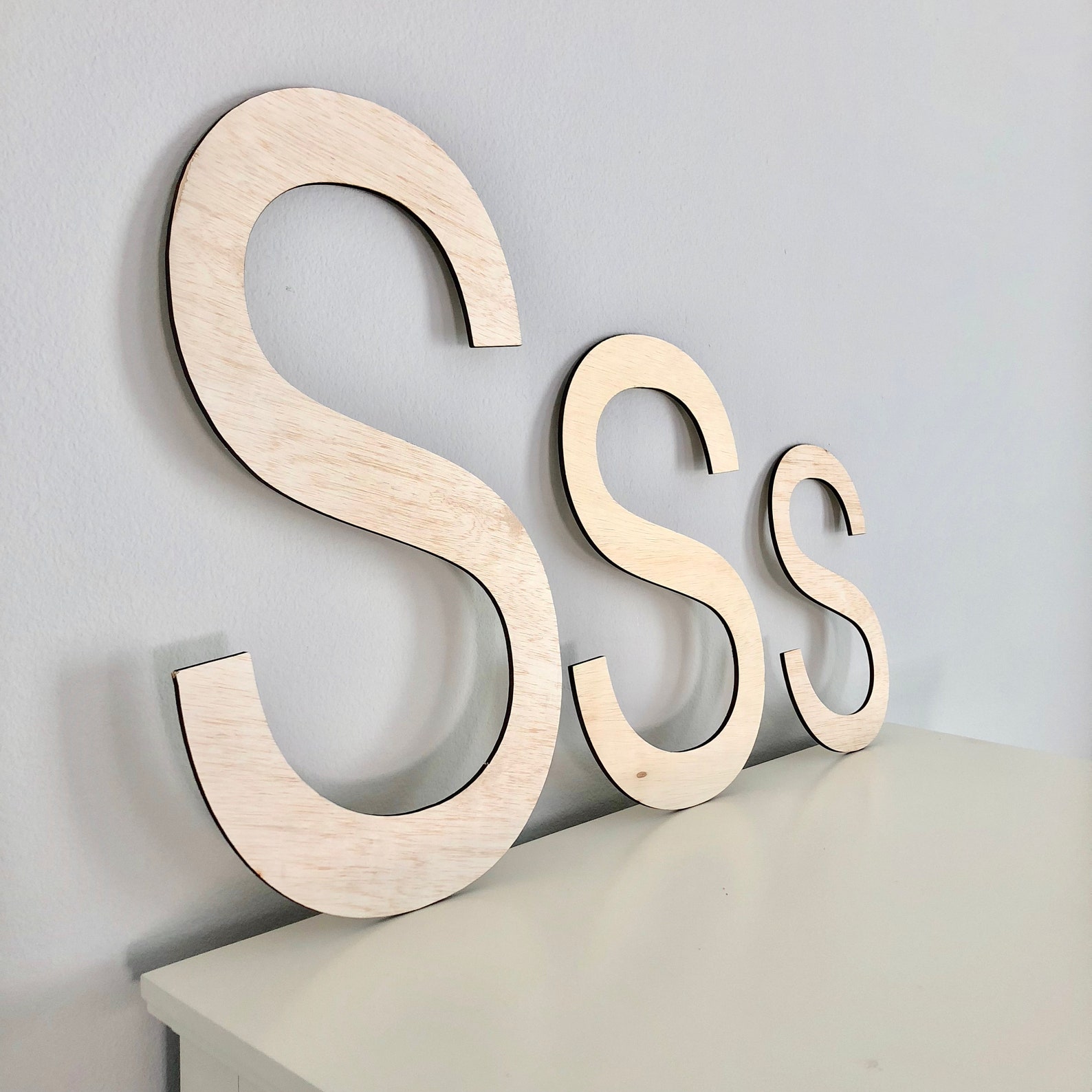 Large Wood Letter Sign Wooden Name Sign Door Sign Wall - Etsy