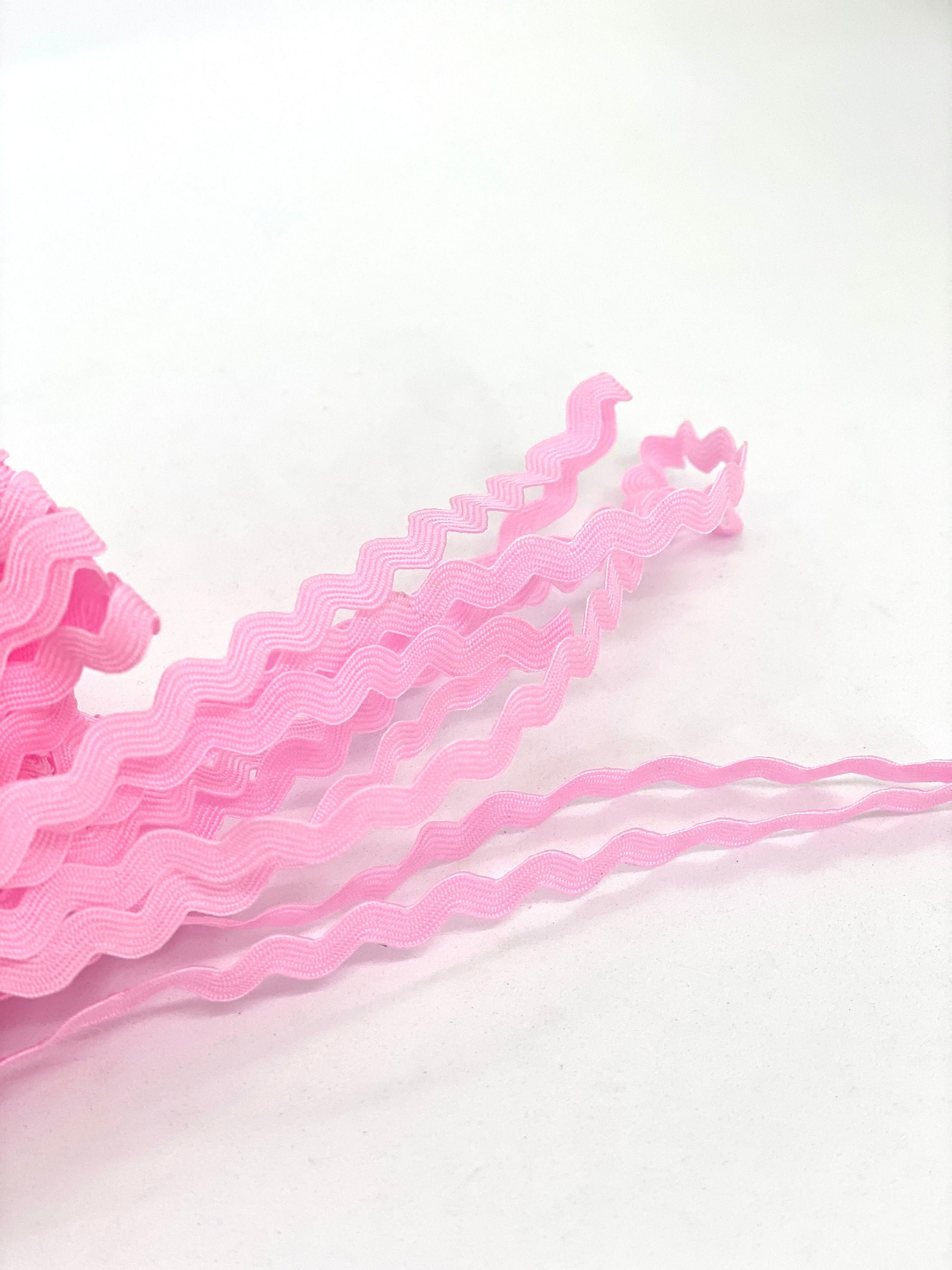 Lace & Trim Embellishments Pink Rick Rack Ribbon 15 Wide Sold by the ...