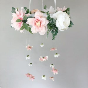 Flower Mobile Nursery Floral Mobile Nursery Mobile Mobile for - Etsy