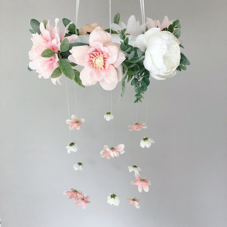 Flower Mobile Nursery Floral Mobile Nursery Mobile Mobile - Etsy