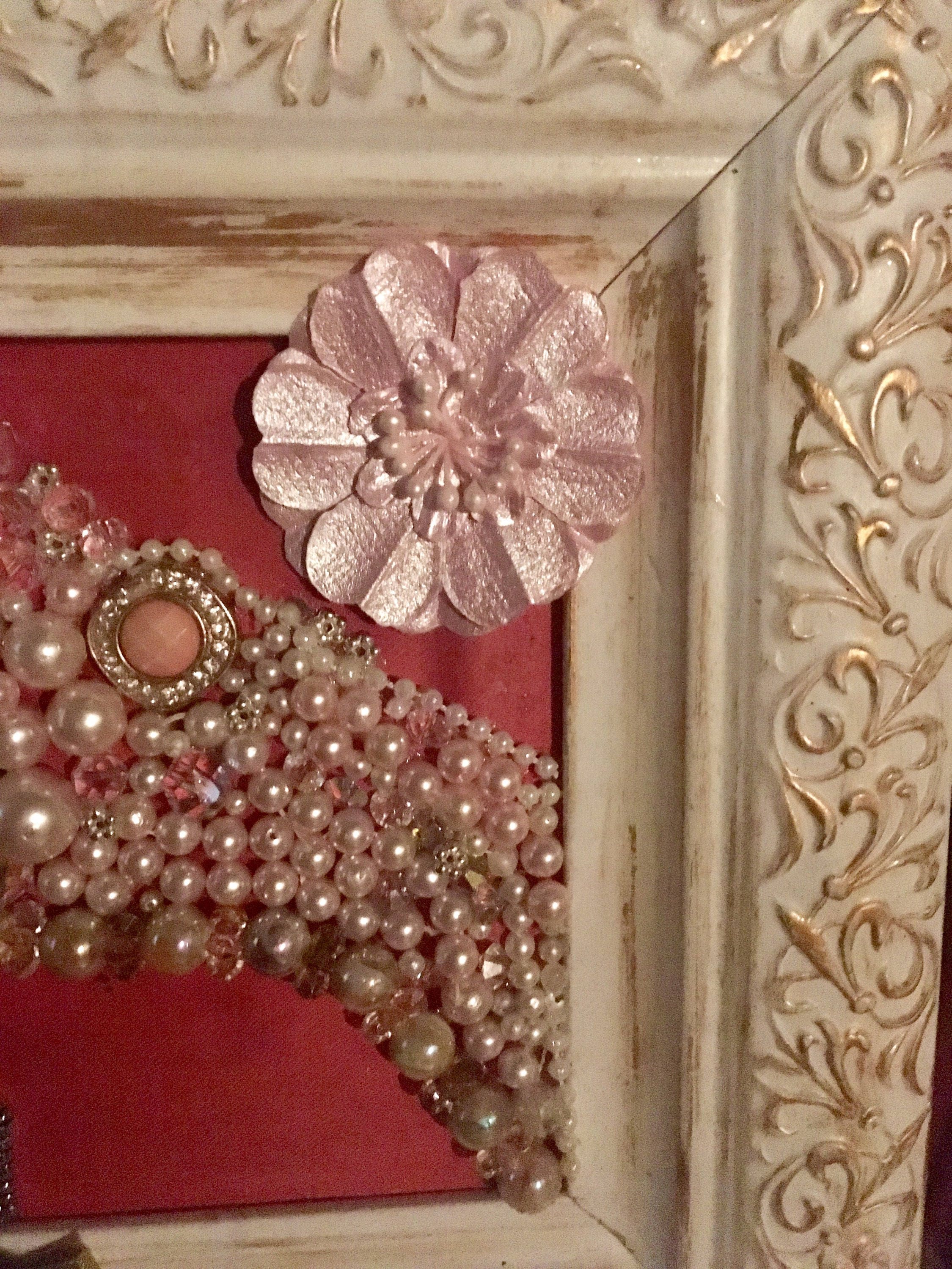 Princess Tiara Design Vintage Jewelry Art Framed - Etsy