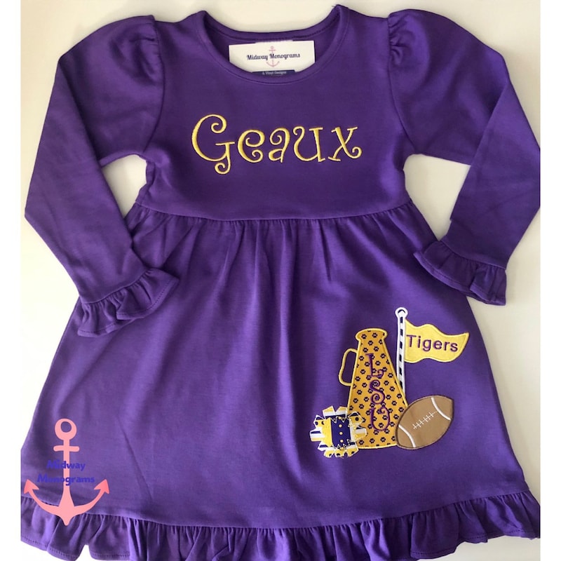 Lsu Game Day Dress - Etsy