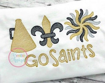 Personalized Girls Football Shirt New Orleans Saints Shirt | Etsy