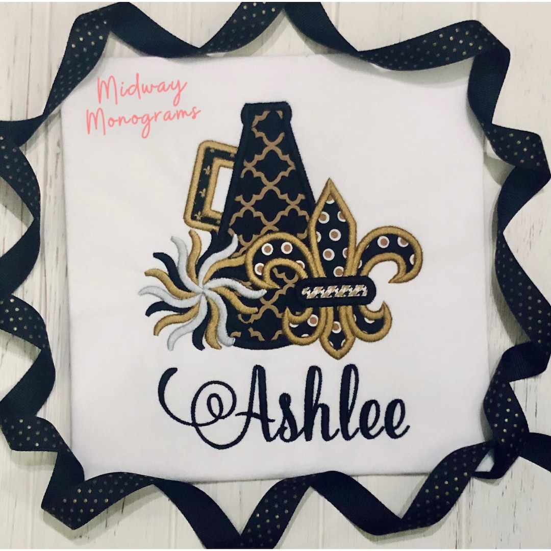 Personalized Girls Football Shirt New Orleans Saints Shirt for Girls ...