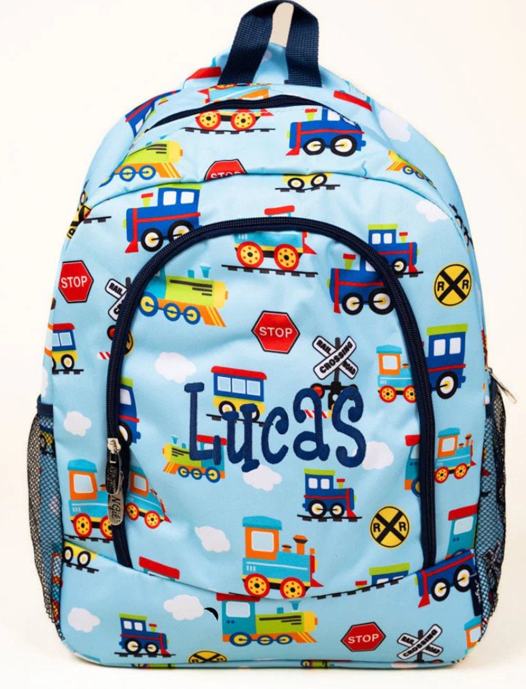 Personalized Train Backpack for Kids Toddler Size Boys Backpack Boys ...