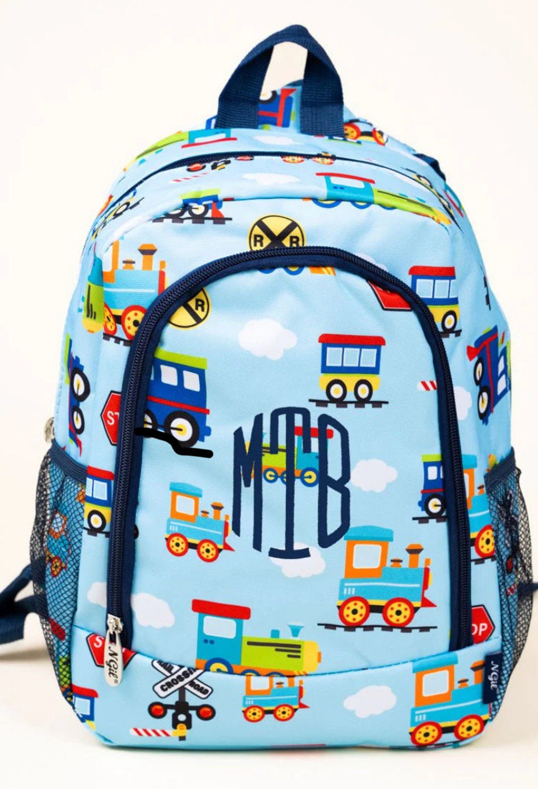 Personalized Train Backpack: Boys Preschool Daycare Bag - Etsy
