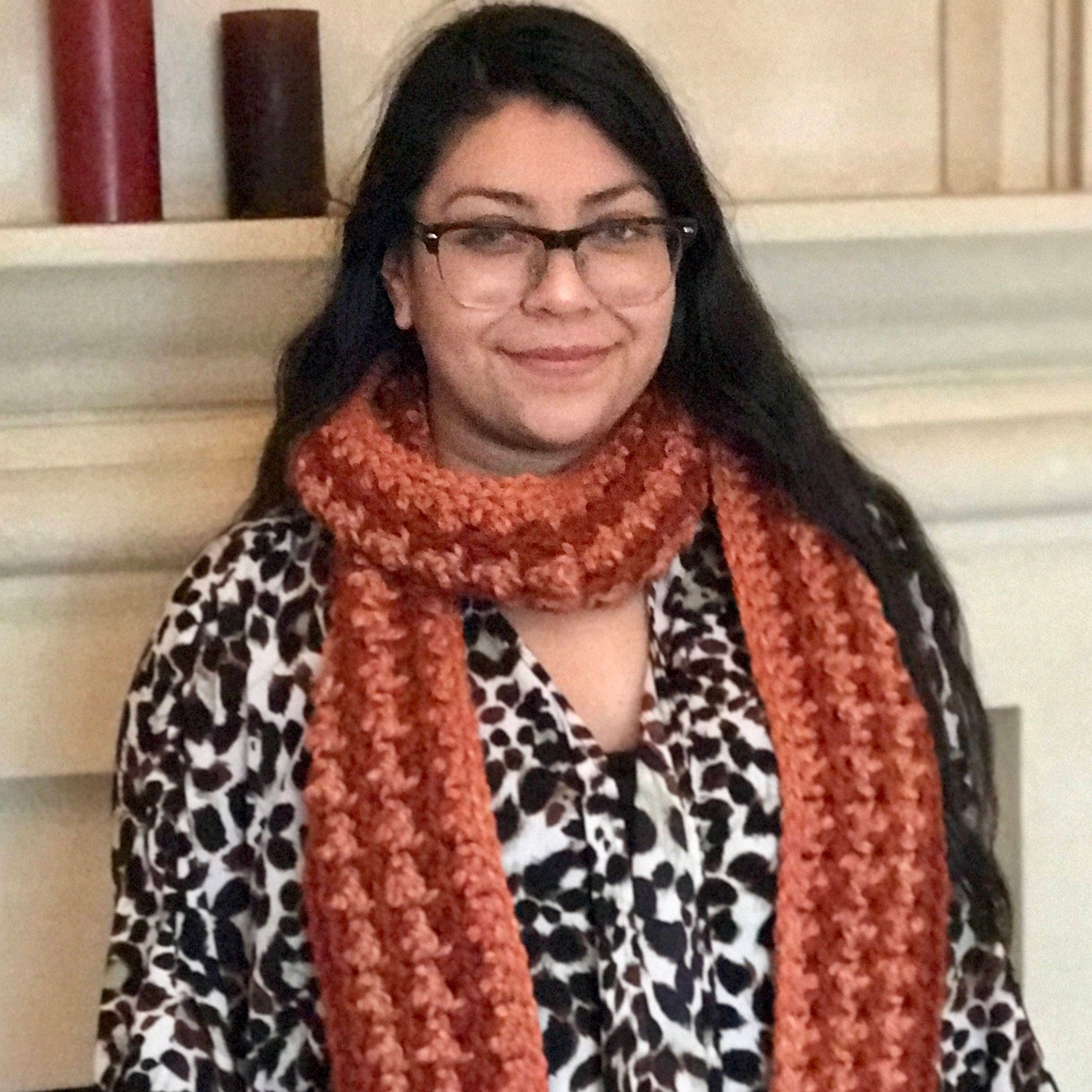 Unisex Long Scarf Rust Orange Mega Scarf Hand Crocheted READY - Etsy