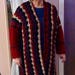 PLUS SIZE Red Long Coat Duster Woman's Men's Purple FREE Shipping Black ...