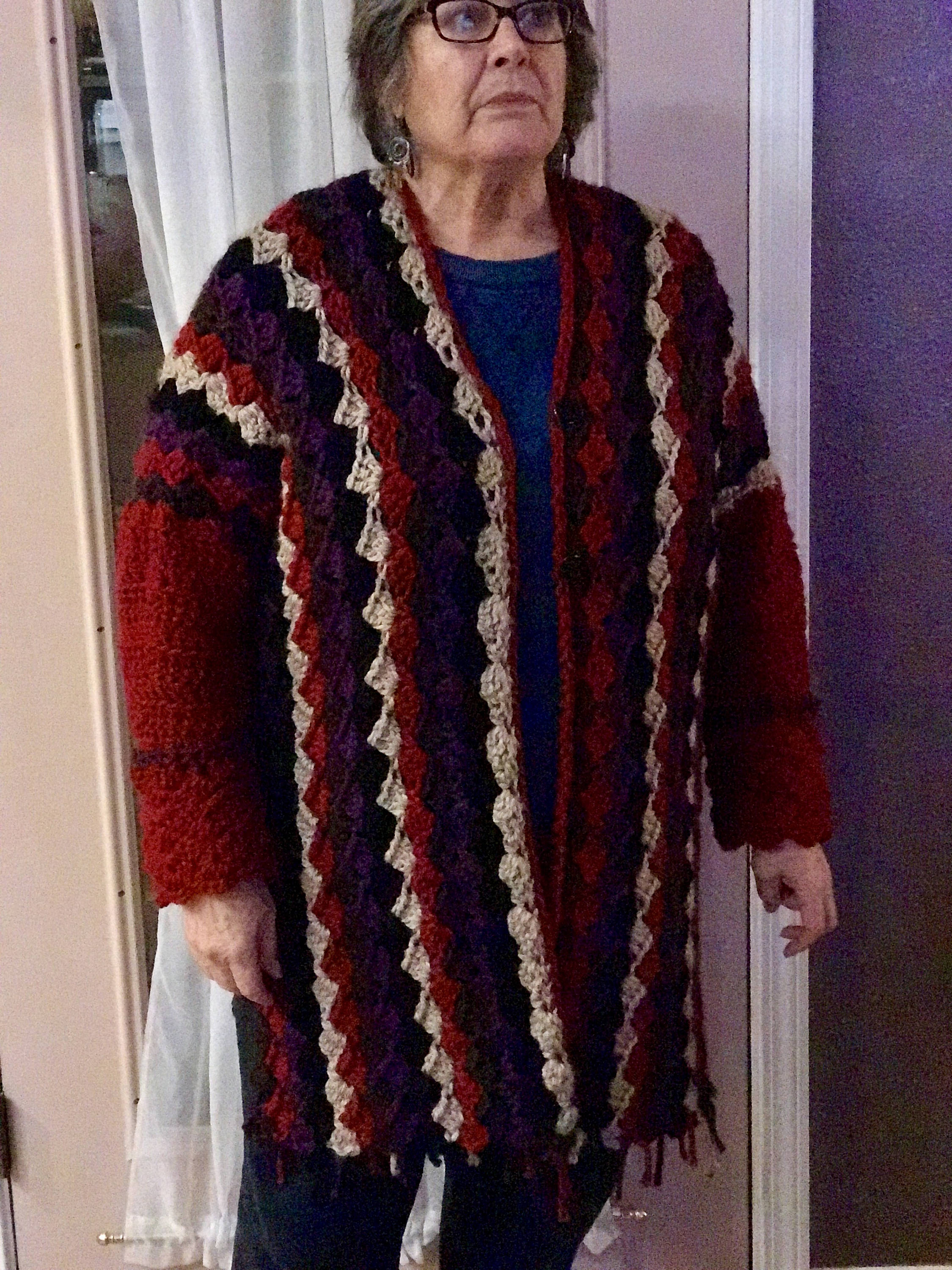 PLUS SIZE Red Long Coat Duster Woman's Men's Purple FREE Shipping Black ...