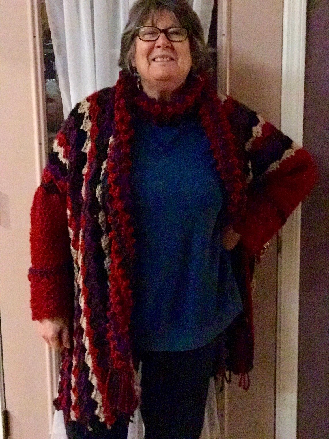 PLUS SIZE Red Long Coat Duster Woman's Men's Purple - Etsy