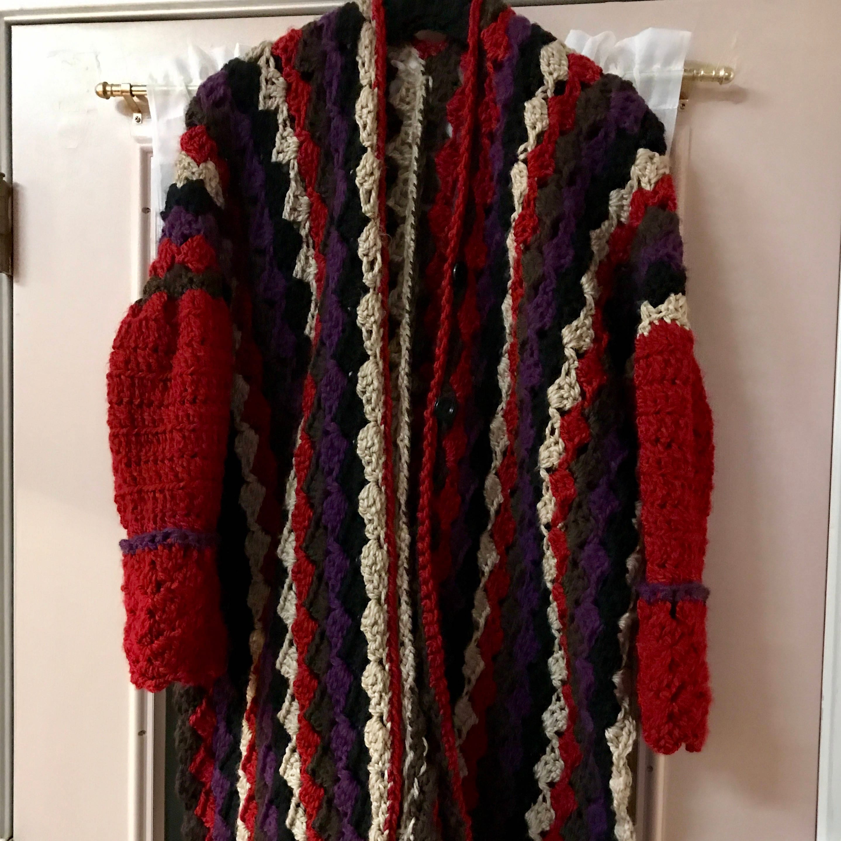 PLUS SIZE Red Long Coat Duster Woman's Men's Purple - Etsy