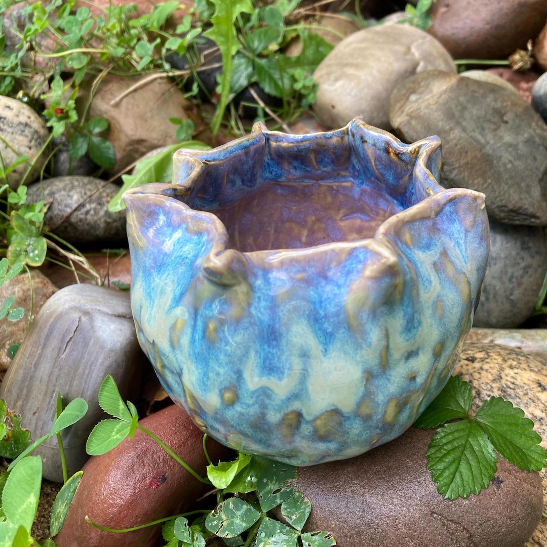 Coastal Ceramic Pinch Pot Sea Urchin Bowl - Etsy