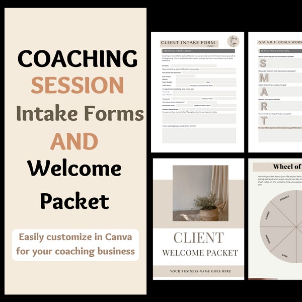 Welcome Packet for Health Coach - Etsy