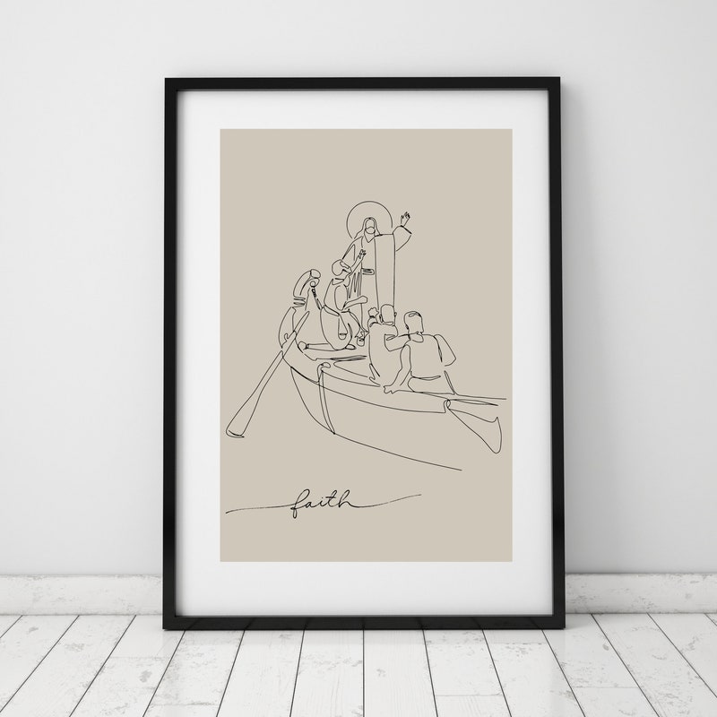 Faith Line Painting - Etsy