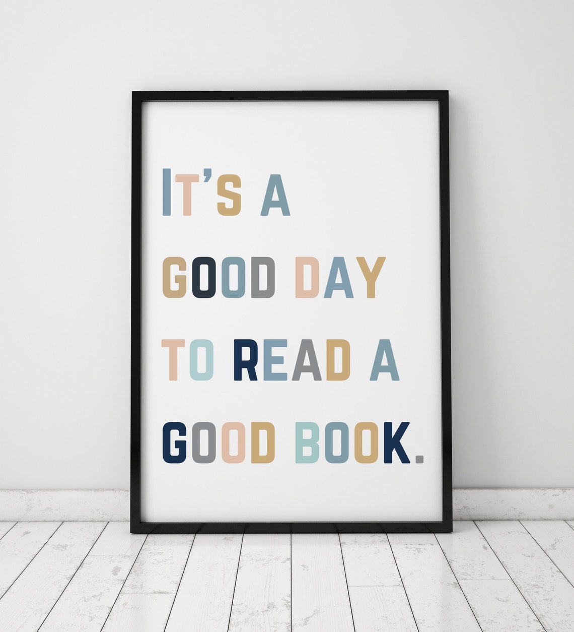 It's A Good Day to Read A Good Book Wall Art Print | Etsy