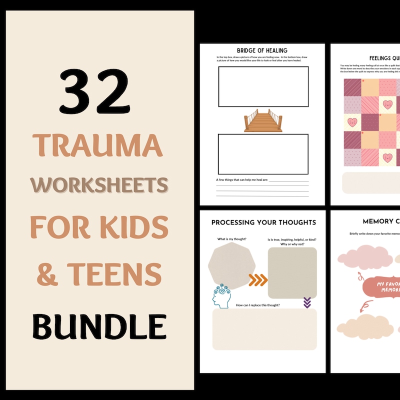 Trauma Handouts Teens - Etsy