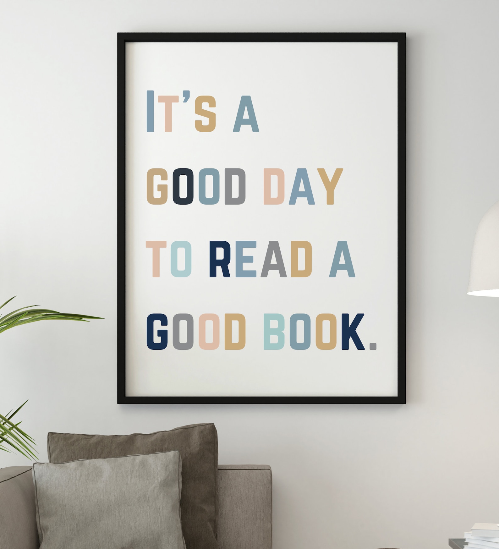 It's A Good Day to Read A Good Book Wall Art Print - Etsy