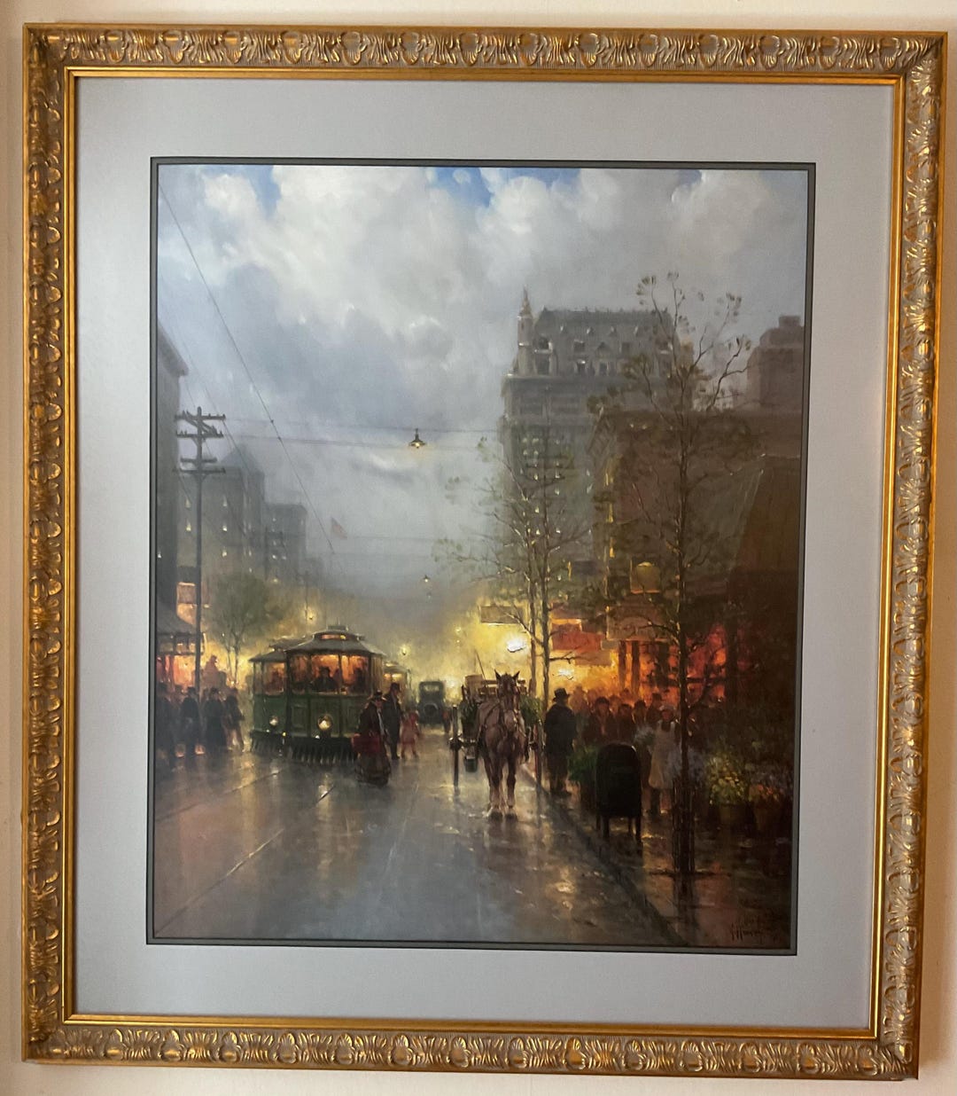 G Harvey a Limited Edition COA Print Titled Captains of Commerce Framed ...