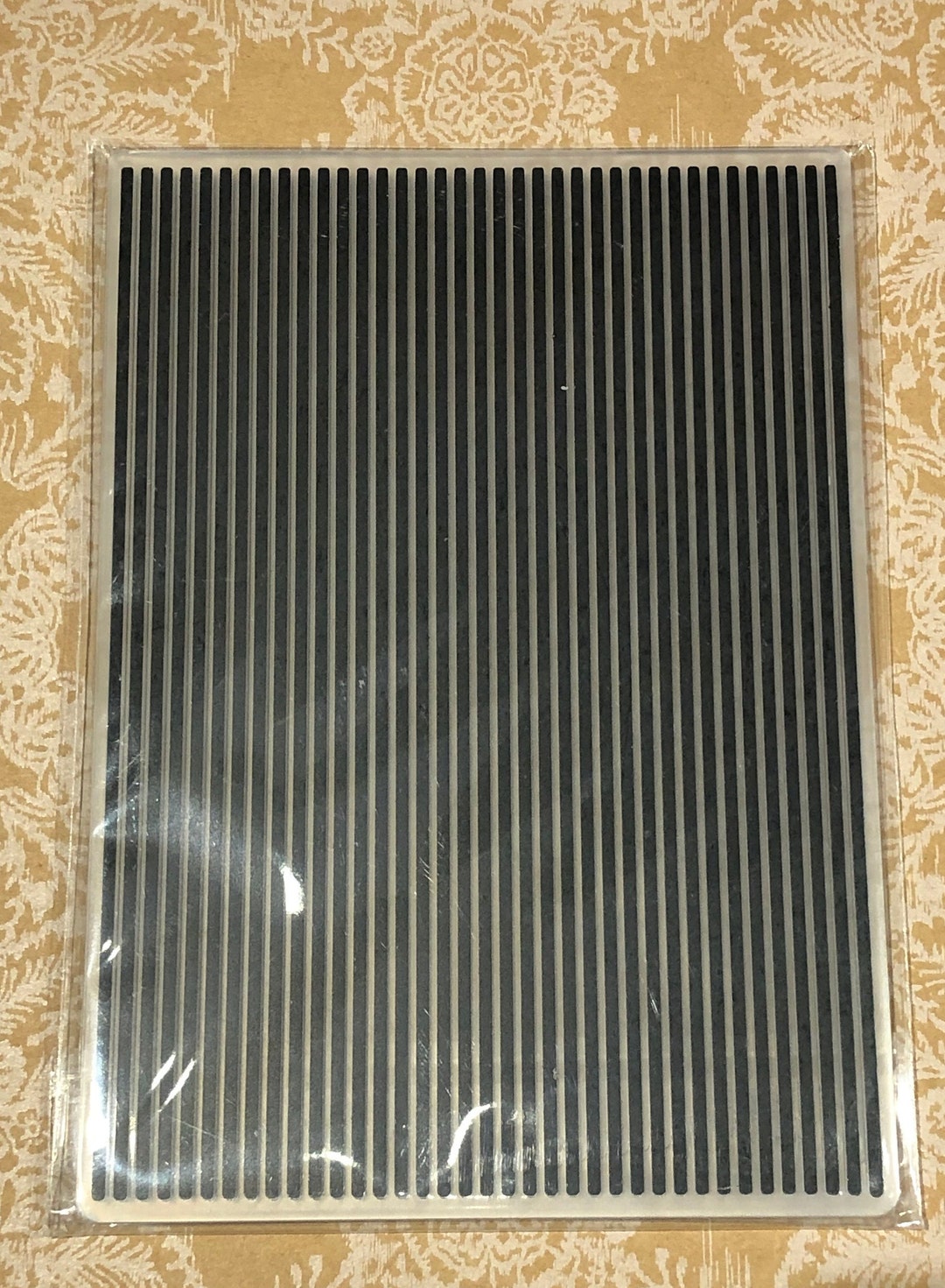 New Embossing Folder Stripes Texture Folder - Etsy