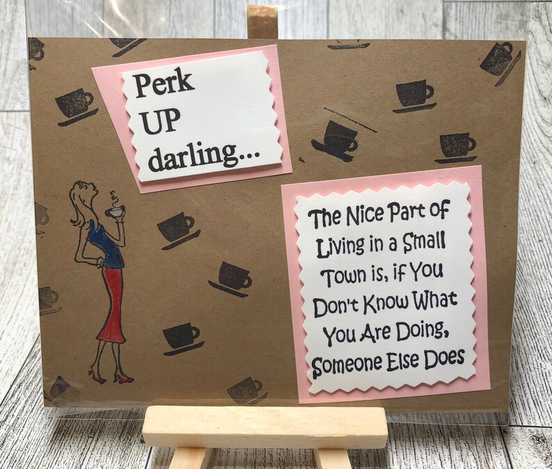 Living in a Small Town Card - Etsy